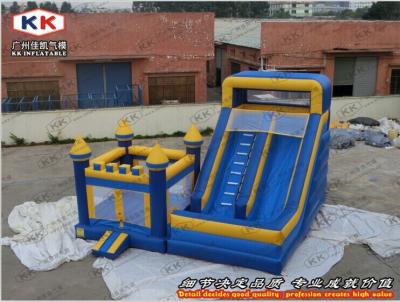 Cina Scivolo gonfiabile di salto blu gigante del castello, campo da giuoco gonfiabile di divertimento in vendita