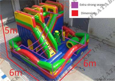 Cina Scherza il castello di salto gonfiabile a prova di puntura combinato per Playland domestico in vendita