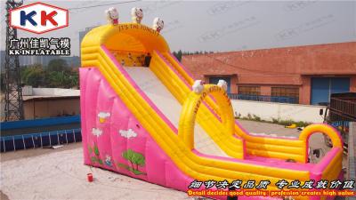 Cina Abitudine all'aperto ad alta resistenza dello scivolo gonfiabile con un PVC da 0,55 millimetri in vendita