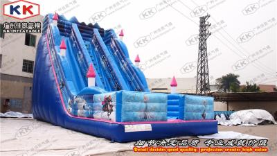 Cina Gonfiabili congelati rosso asciugano lo scorrevole/slittamento gonfiabile enorme e fanno scorrere in vendita