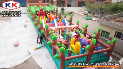 Cina Spettacolo gonfiabile di corse ad ostacoli dei bambini all'aperto popolare in vendita