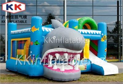 Cina Bambino che gioca tema di salto dell'esposizione della fiera dello squalo del castello dell'acqua combinato in vendita