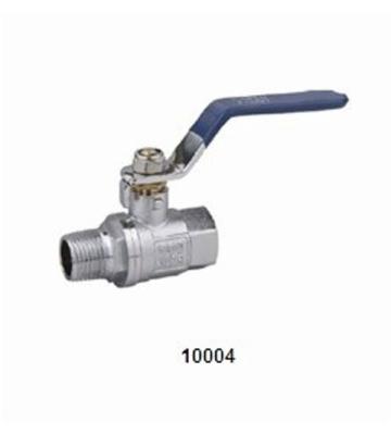 Cina Valvola a sfera d'ottone 10004 di pezzo fucinato con la placcatura di Chrome 600PSI (maschio-femminile) in vendita