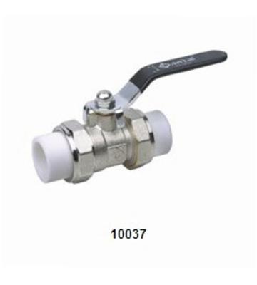 Cina Valvola a sfera d'ottone 10037 con nichelatura 25Bar per il tubo di PPR in vendita