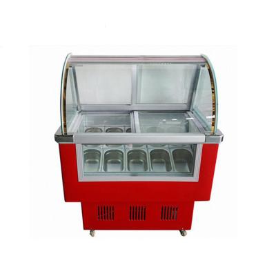 China Gelato Ice Cream Display Freezer/ Ice Cream Refrigerator Showcase Display for sale