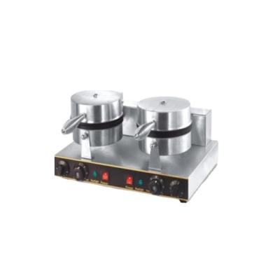 China Double Head Ice Cream Base Egg Roll Pizza Cone Waffle Cone Maker Waffle Maker for sale