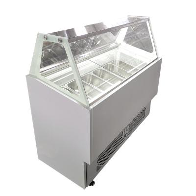 China Commercial Ice Cream Display Freezer Refrigerator Italian Gelato Showcase Display Freezer for Ice Cream for sale