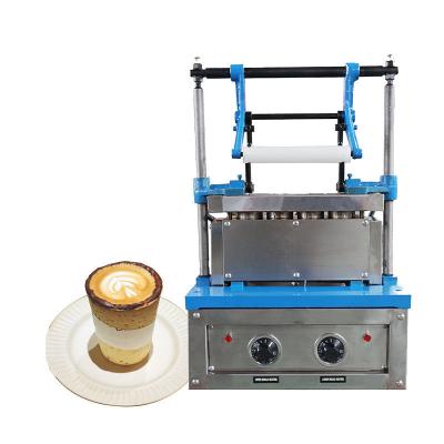 China Automatic Pizza Tea Coffee Maker Wafer Biscuit Waffle Icecream Edible Cup Make Ice Cream Cone Machine for sale