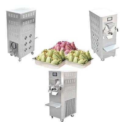 China Brazilian Acai Freezer Stainless Steel Gelato Ice Cream Maker Machine Batch Manufacturing Gelato Ice Cream Machine for sale