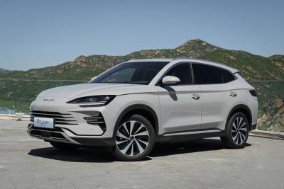 중국 60V 2023 자동차 Byd 송 플러스 520km Byd 가솔린 전기 하이브리드 5석 전기 차량 판매용