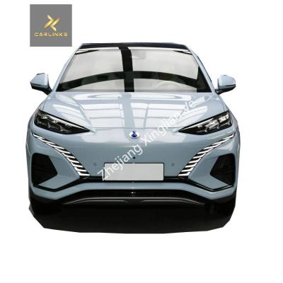 중국 501-800W 48V 덴자 N7 EV Awd 5 좌석 범위 630km 최대 속도 180km/h 전기 MID SUV 자동차 판매용