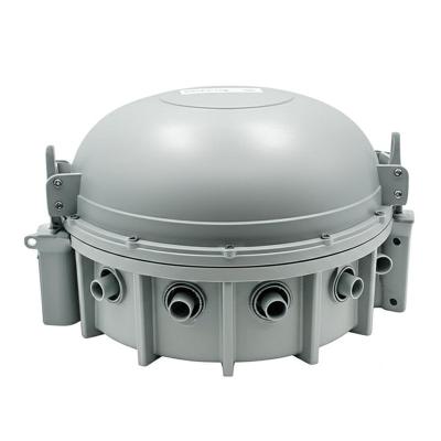 China Dome Fiber Optic Splice Closure with Maximum Trays of 9 Trays Ip Grade of Ip 68 and Fiber Cores from 12 to 288 Cores for sale