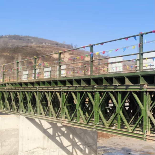 Steel structure bridge technical diagram