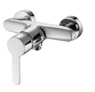 Chine Robinet de douche monté en surface à fonction unique Robinet mitigeur de bain chromé à vendre