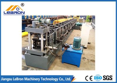 China New grey color strong support steel storage rack roll forming machine / metal storage rack making machine for sale