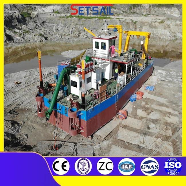 Low Price 12 Inch Cutter Suction Lake Sand Dredger with Spud
