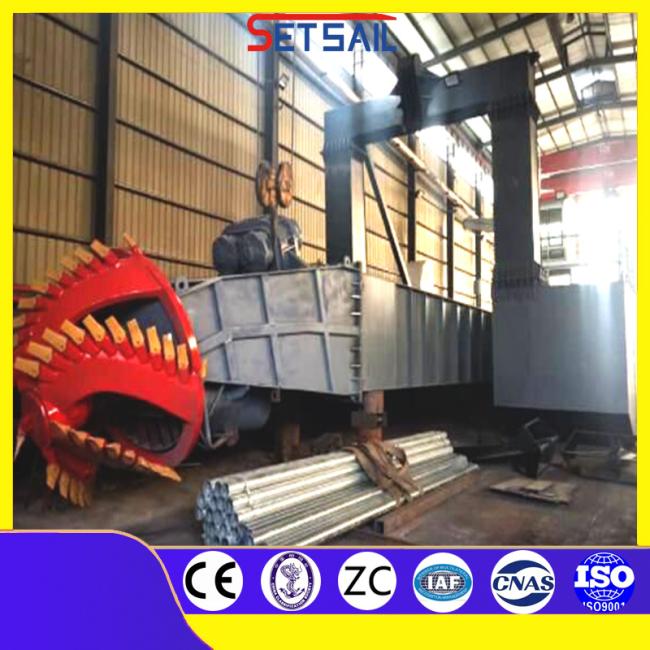 Hydraulic Motor 10 Inch Cutter Suction River Mud Dredger