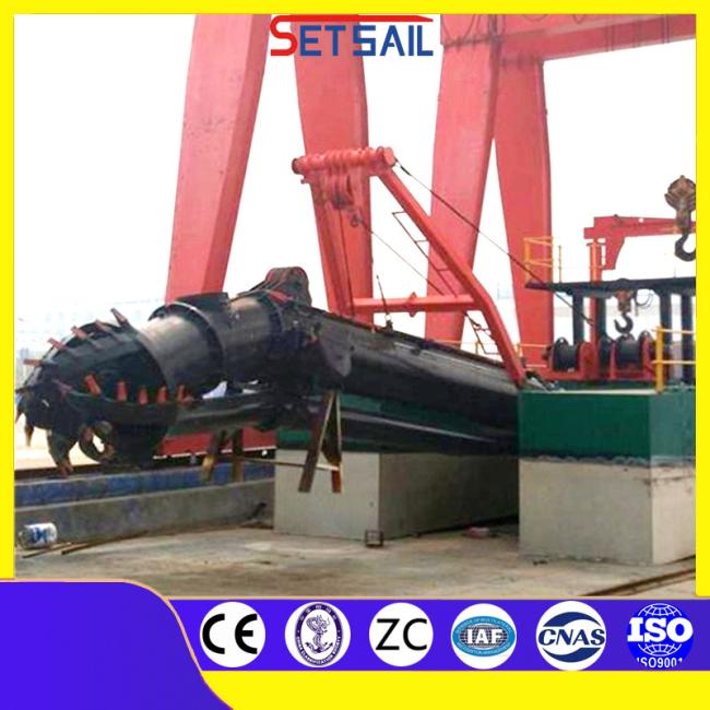 Solid Pump 6 Inch Cutter Suction Dredger with Hydraulic Meter