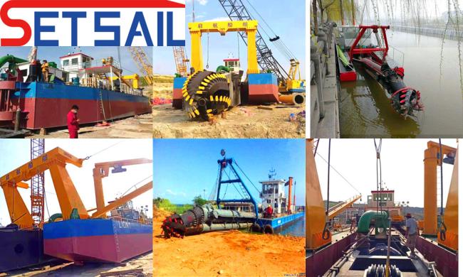 20inch Sand Cutter Suction Dredger with Dredging Depth 15m