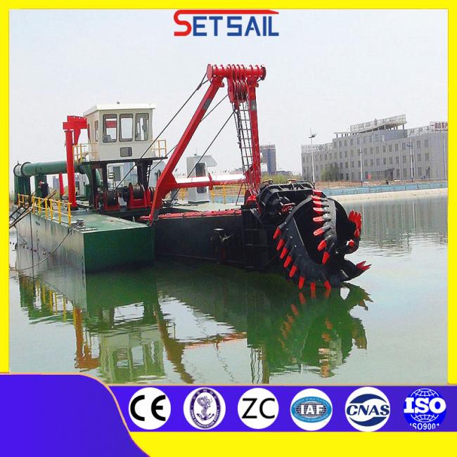 Diesel Set Sail Gold Dredging Machine Hydraulic Dredger