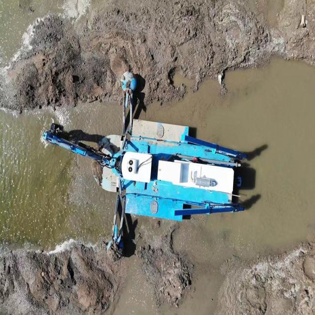 Diesel Engine Power Hydraulic Multipurpose Amphibious Dredger