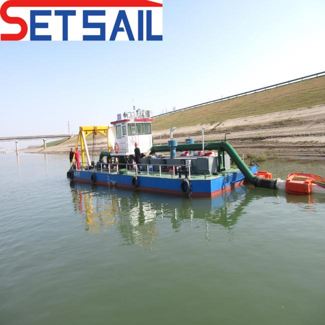 Hydraulic Pump Trailing Hopper Suction Dredger for River Mud