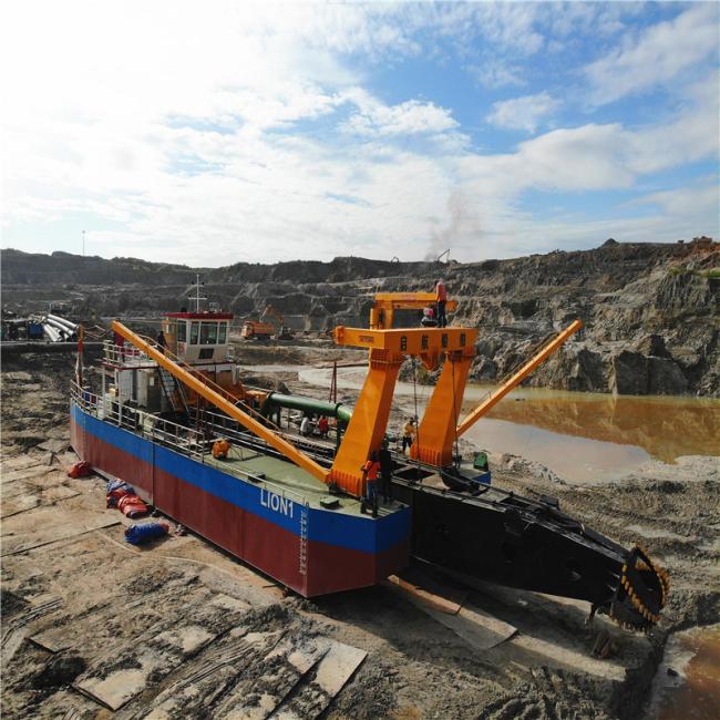 3 in 1 Cutter Suction Mining Dredger with Self Unloading