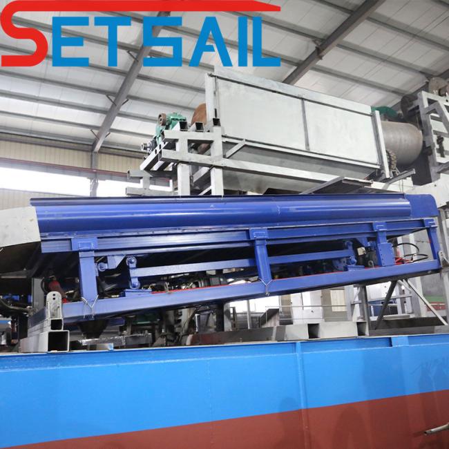 Chain Bucket River Gold Mining Dredger with Gold Carpet