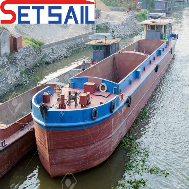 Steady Performance River Sand Transportation Barge for Lake Stone