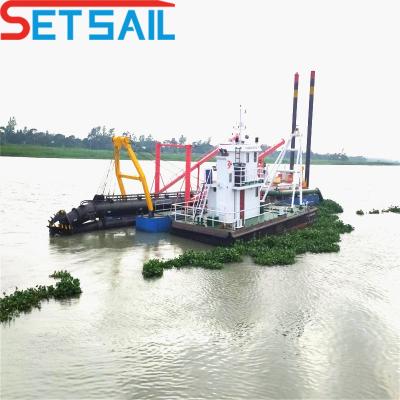 中国 水流 800m3 ディーゼルエンジン 8 インチ カッター 吸い込み ドレーガー 販売のため