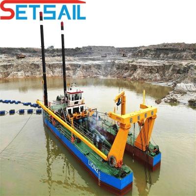 China 6-Zoll-Solid-Pump-Schneider-Saugbagger mit 450m3 Wasserfluss und 3,2-Meter Gesamtbreite zu verkaufen