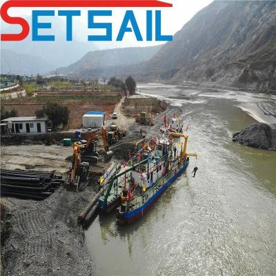 China 26 Inch River Cutter Suction Sand Dredger para profundidade máxima de dragagem de 20 metros à venda