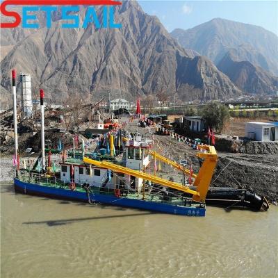 中国 潜水式割砂吸砂掘削機 時給6000立方メートル水流 販売のため