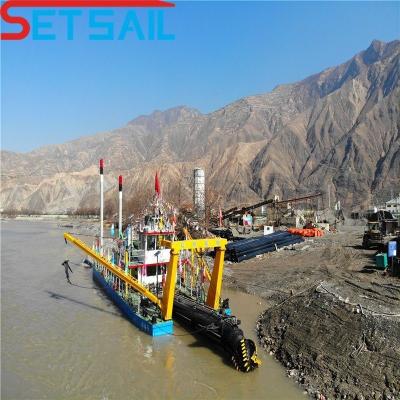 中国 潜水式割砂吸砂掘削機 時給6000立方メートル水流 販売のため