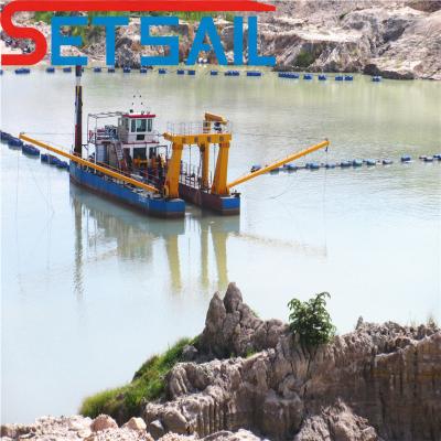 China Excavadora de succión con diámetro de cabeza de corte de 2100 mm y motor principal Cummins Weichai en venta