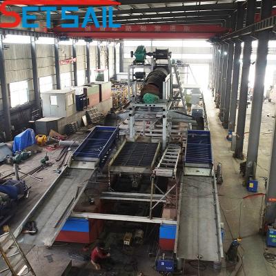 China Kettengewässer-Golddredger für den Flussbergbau 0,035m3-1,2m3 Kapazität 60-500 Kubikmeter zu verkaufen