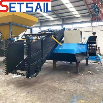 Cina Sistema di funzionamento automatico Raccoglitore galleggiante per erbacce Larghezza dello scafo 3m-7m Pulizia dell'acqua in vendita