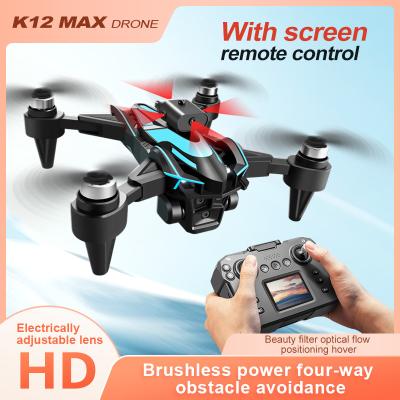 Китай Новейшие 3 HD камеры K12 Max Drone Optical Flow 4k Fpv инфракрасные препятствия избегание дроны складной квадрокоптер RC дроны игрушки продается