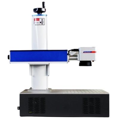 High Productivity Steel Metal Plastic Raycus Fiber Laser Marking Machine With Rotary
