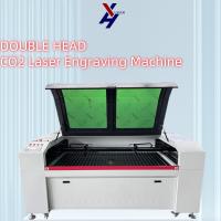 Quality 1610 Large Area Double Heads CO2 Laser Engraving Machine 80W 100W 150W 300W for sale