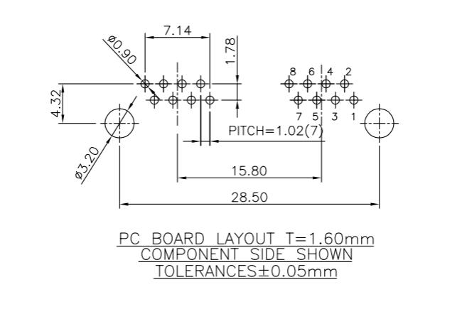E5J88-00AJG2-L 1x2 RJ45 Datasheet