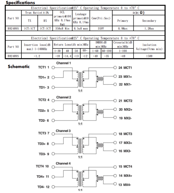 H82409S Datasheet
