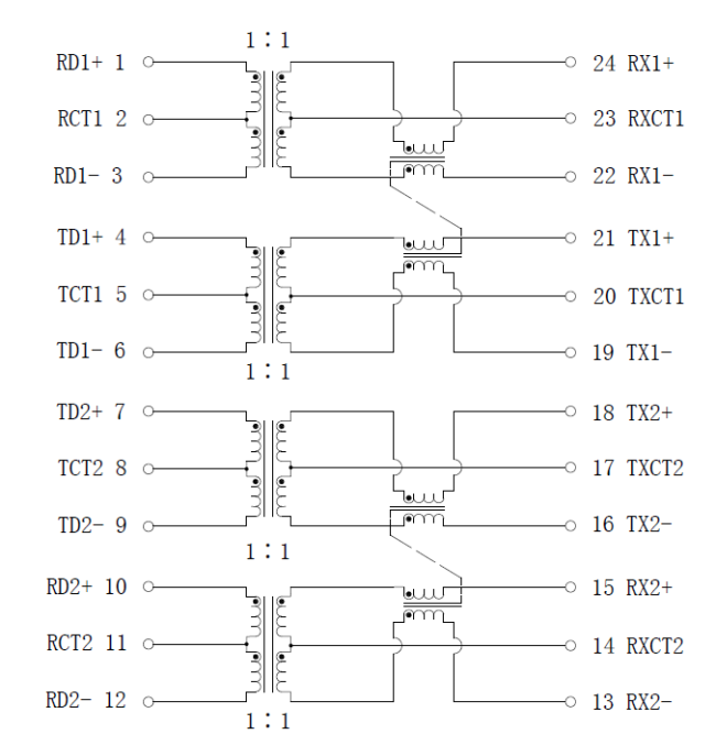LP2006ANL PoE Magnetics