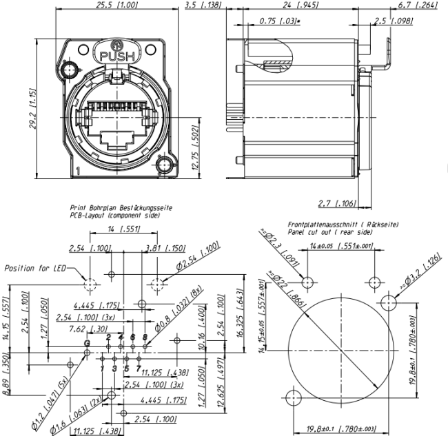 NE8FBV-C5-LED1-S Datasheet