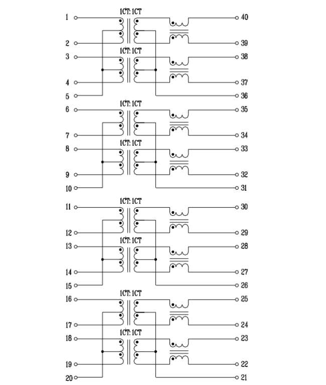 H4P041NX LAN Transformer Datasheet