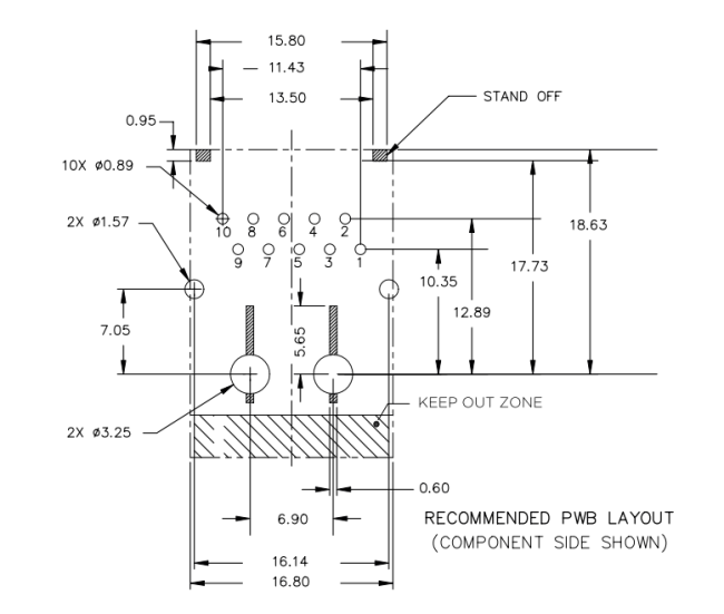 JXF0-1010NL Datasheet - Recommended PCB Layout