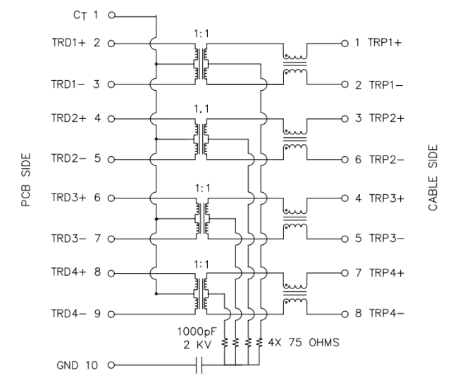 JXF0-1010NL Datasheet - Schematics