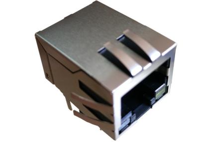 China Einzelner Hafen KLU1S041RX LF RJ45 mit integriertem 10 /100Mbps magnetisch zu verkaufen