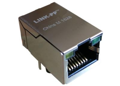 China Etiqueta-para arriba magnética de MIC24313-0101 RJ45 Jack MIC24311-0101 con 100Mbps integrado en venta