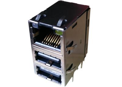 中国 C893-1RX1-E3 RJ45 USB のコネクター Conn Magjack 2Port の保護される 1000 の基盤T 販売のため